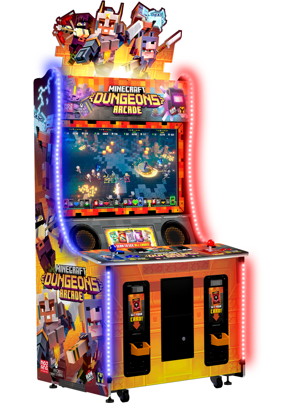 Raw Thrills Minecraft Dungeons Arcade Two Player